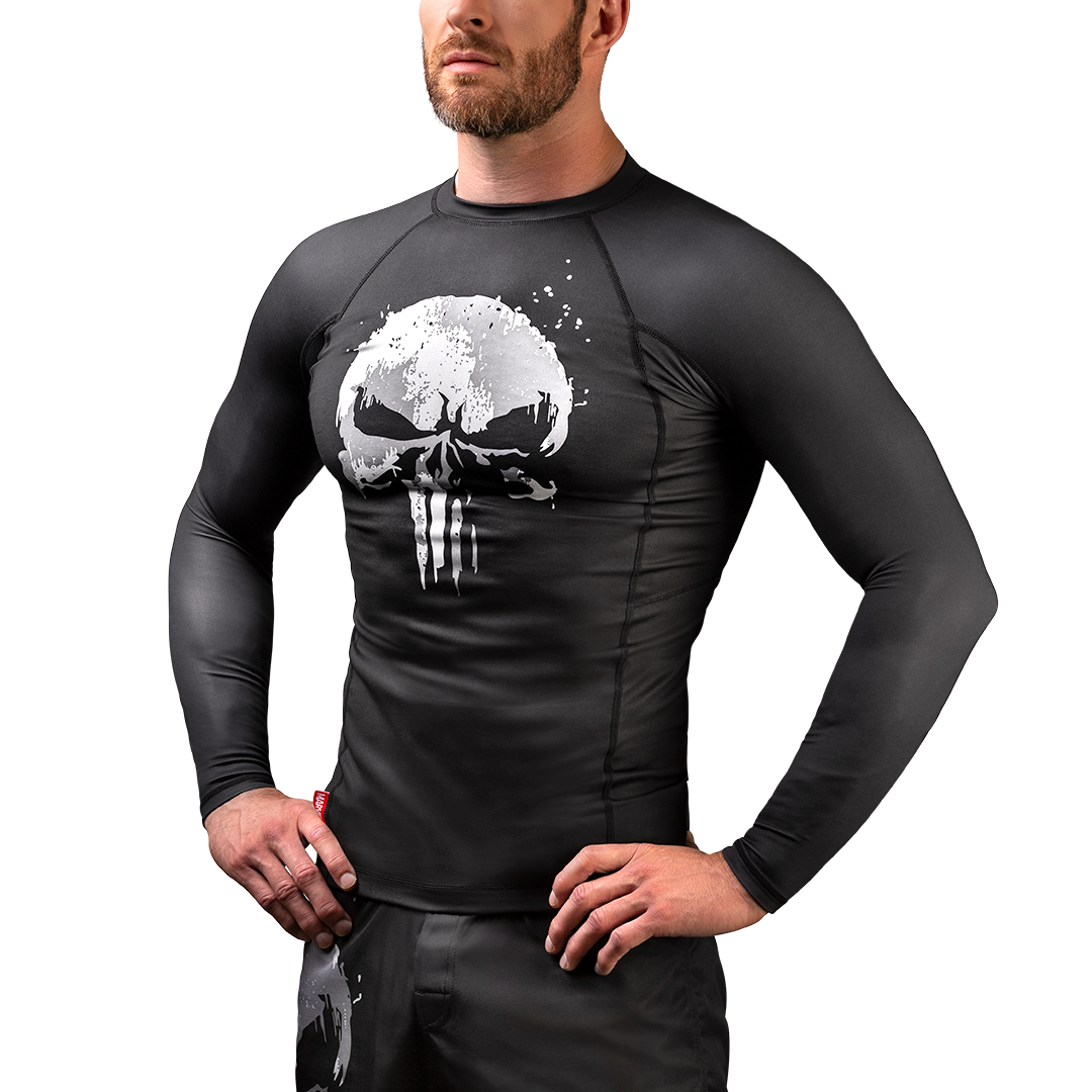 MARVEL® Hero Elite Series: Punisher LS Rash Guard by Hayabusa | Limited ...