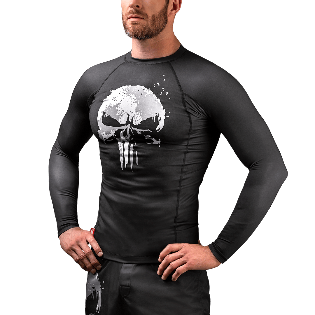 MARVEL® Hero Elite Series: Punisher LS Rash Guard by Hayabusa | Limited ...
