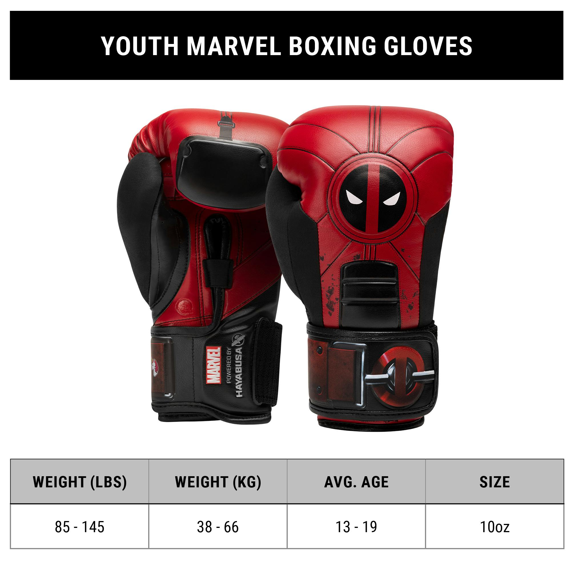Marvel’s Deadpool 10oz Boxing Gloves For Youth • Hayabusa
