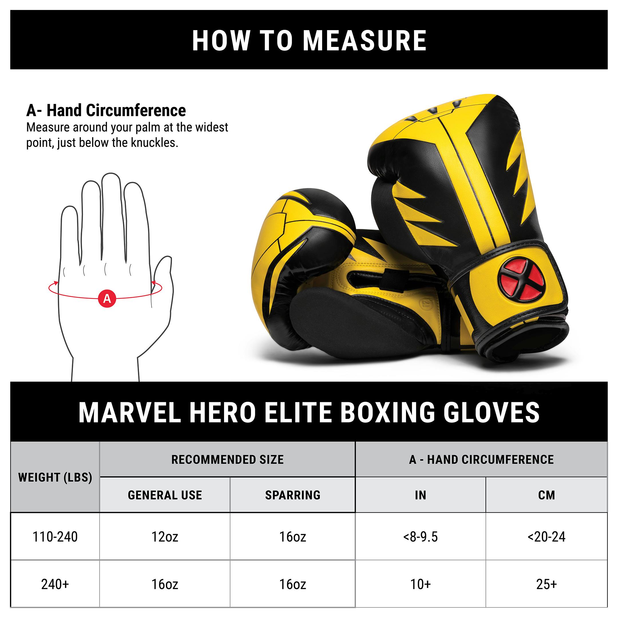 Wolverine Boxing Gloves | Marvel Hero Elite • Hayabusa