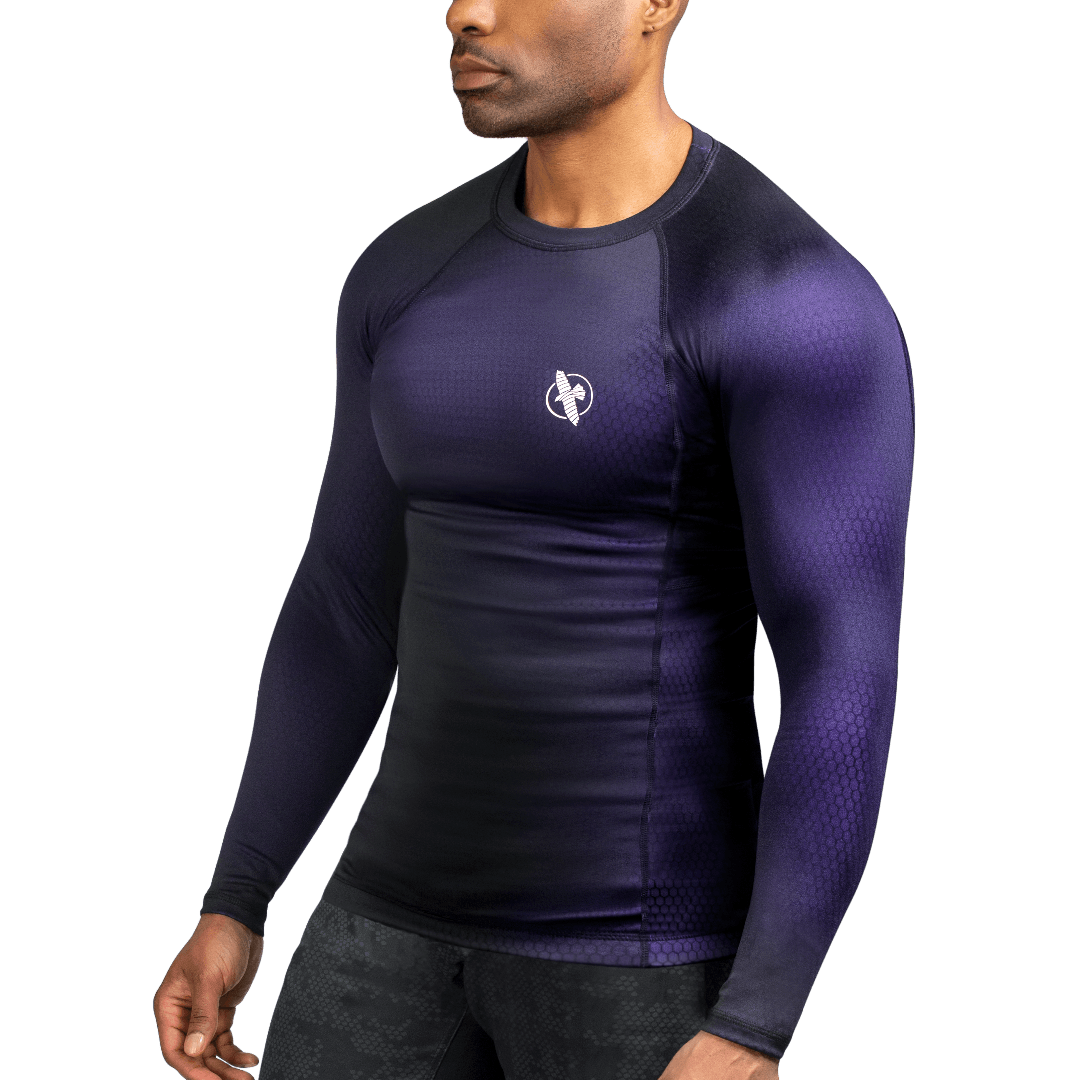 Fusion Long Sleeve Rash Guard for BJJ & No-Gi • Hayabusa Canada