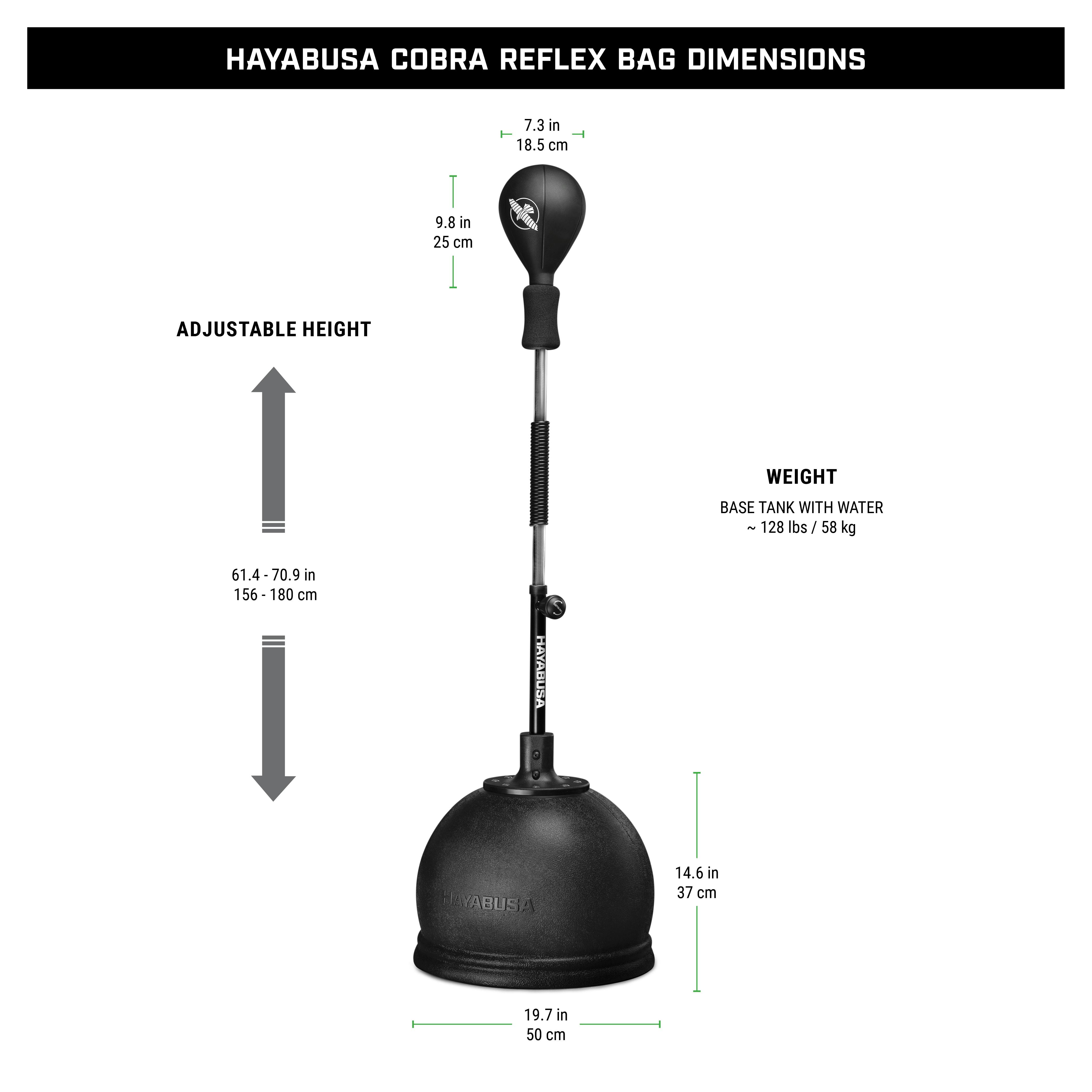 Hayabusa Cobra Reflex Bag | Boxing Punching Bag • Hayabusa