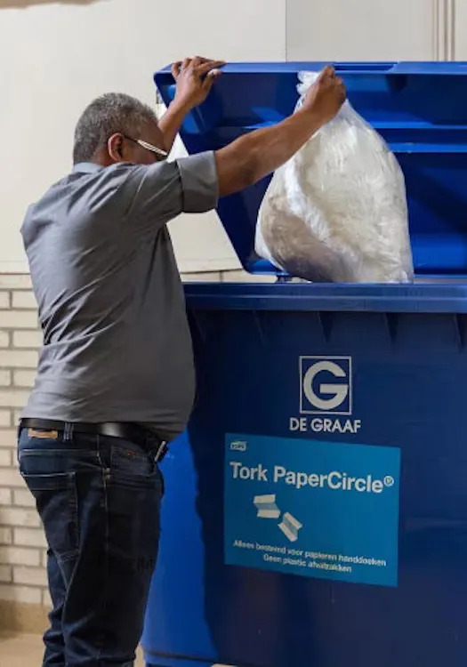 Ontdek hoe uw bedrijf kan verduurzamen met Tork Papercircle