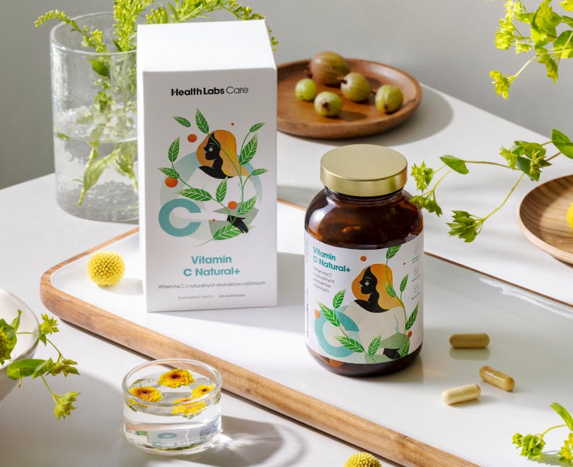 Suplement diety Vitamin C Natural+ | Witamina C z ekstraktów roślinnych ...