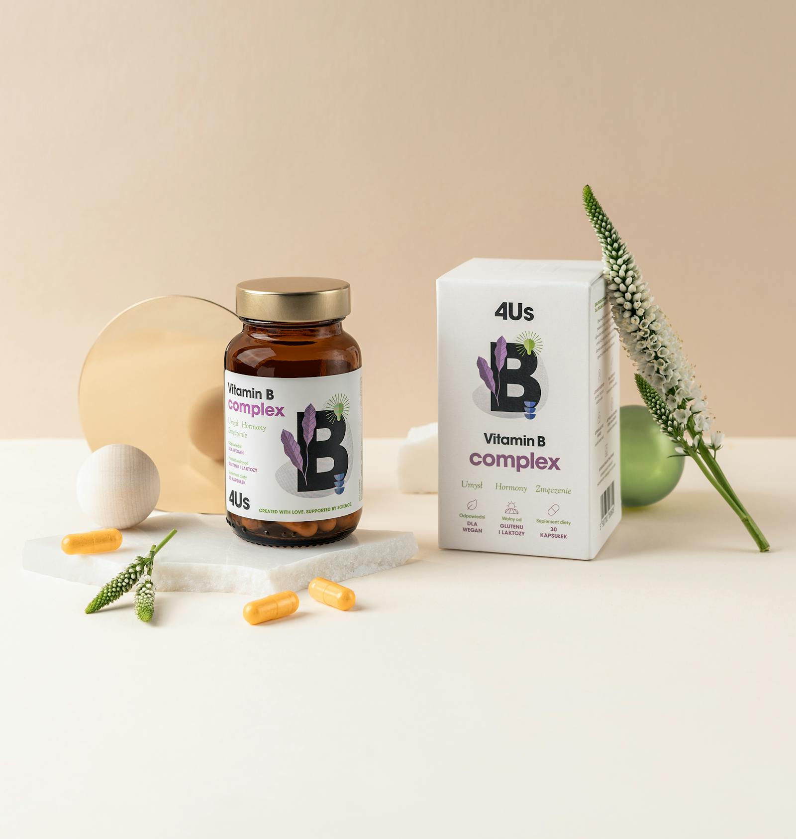 Vitamin B complex | HealthLabs | Wsparcie układu nerwowego