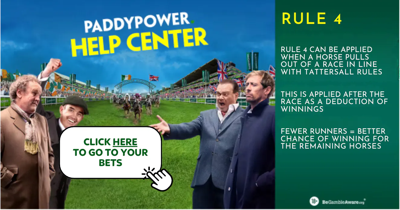 Horse Racing - Withdrawn Horse - Rule 4