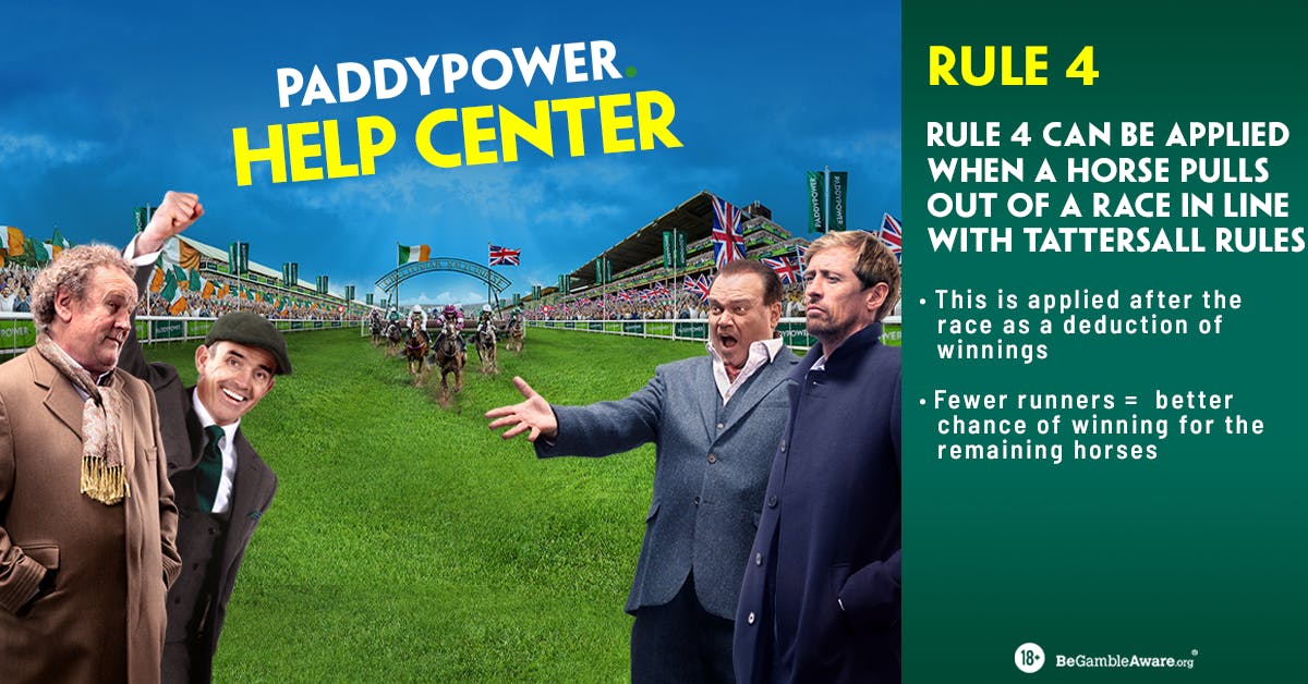 Horse Racing - Withdrawn Horse - Rule 4