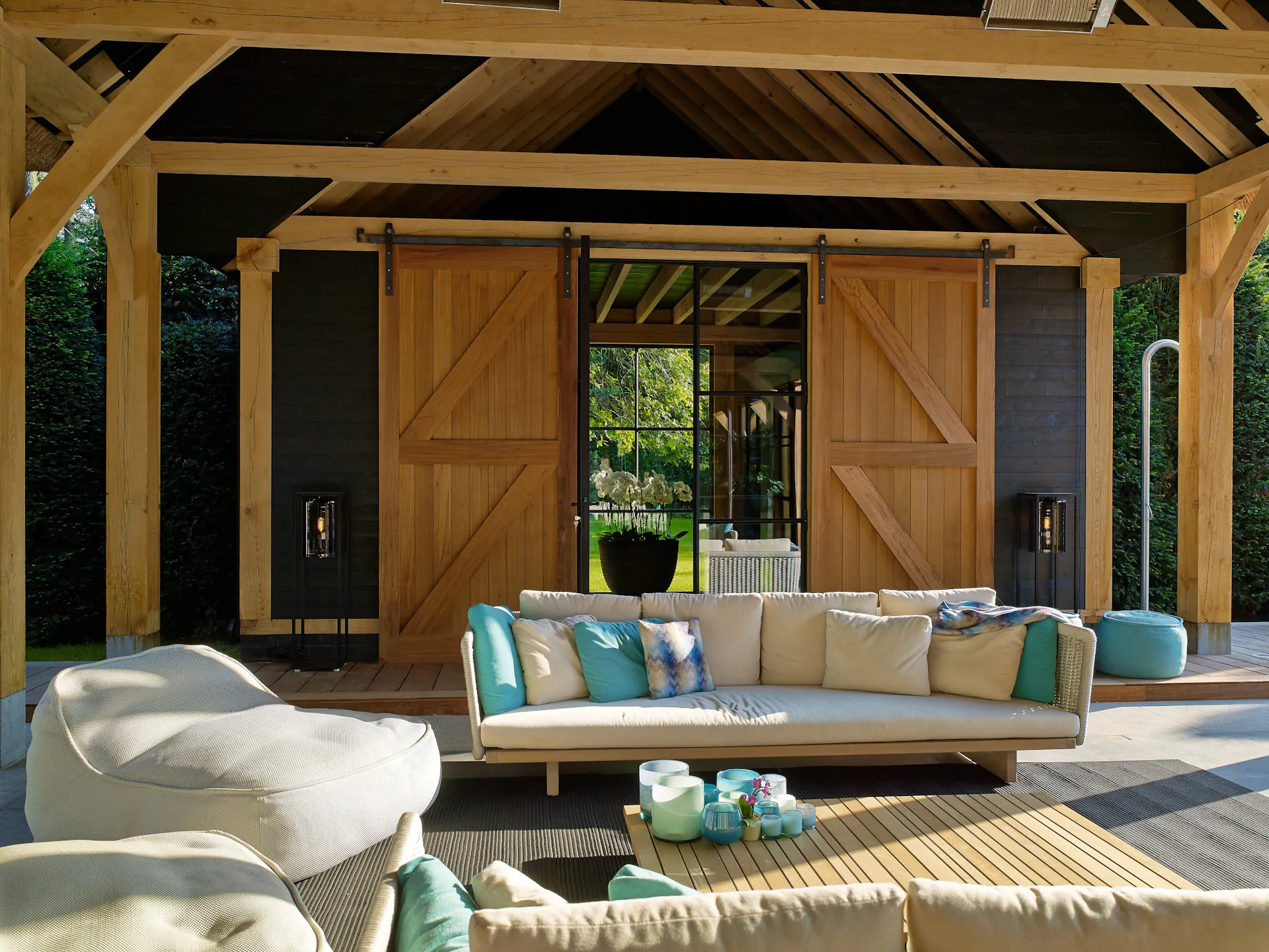 Poolhouse de style cottage - Royal Oak Buildings