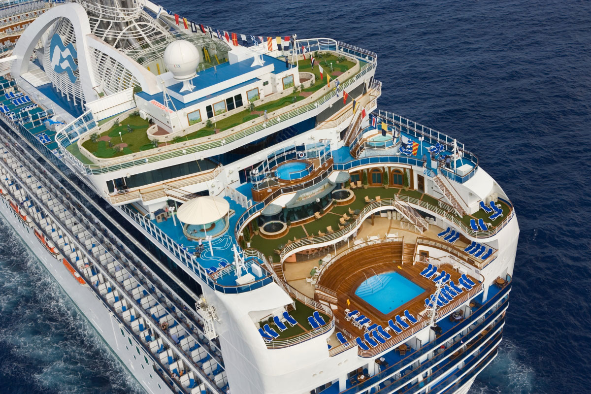 Current location for Crown Princess | Seascanner.co.uk