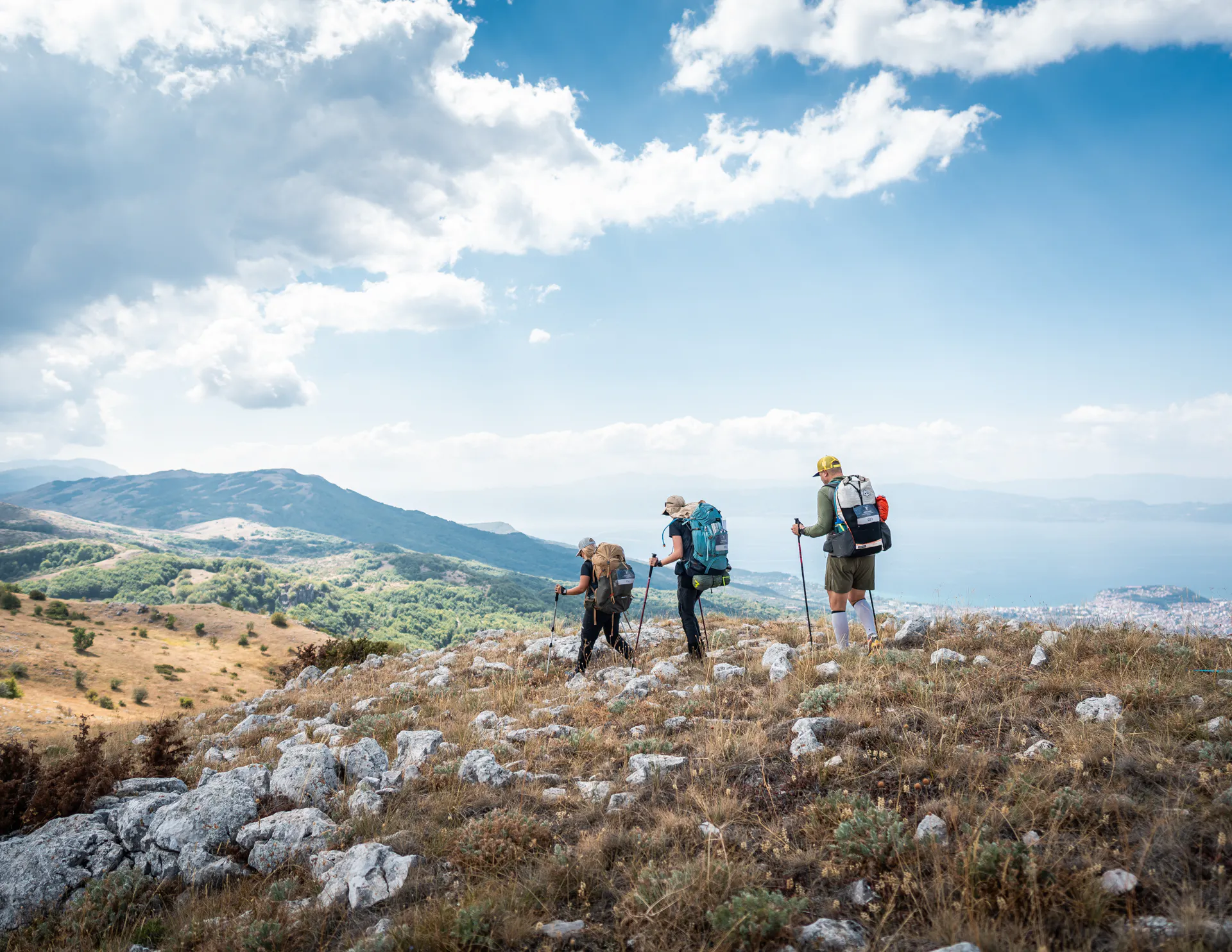 Highlander hiking adventure on Galichica, Macedonia