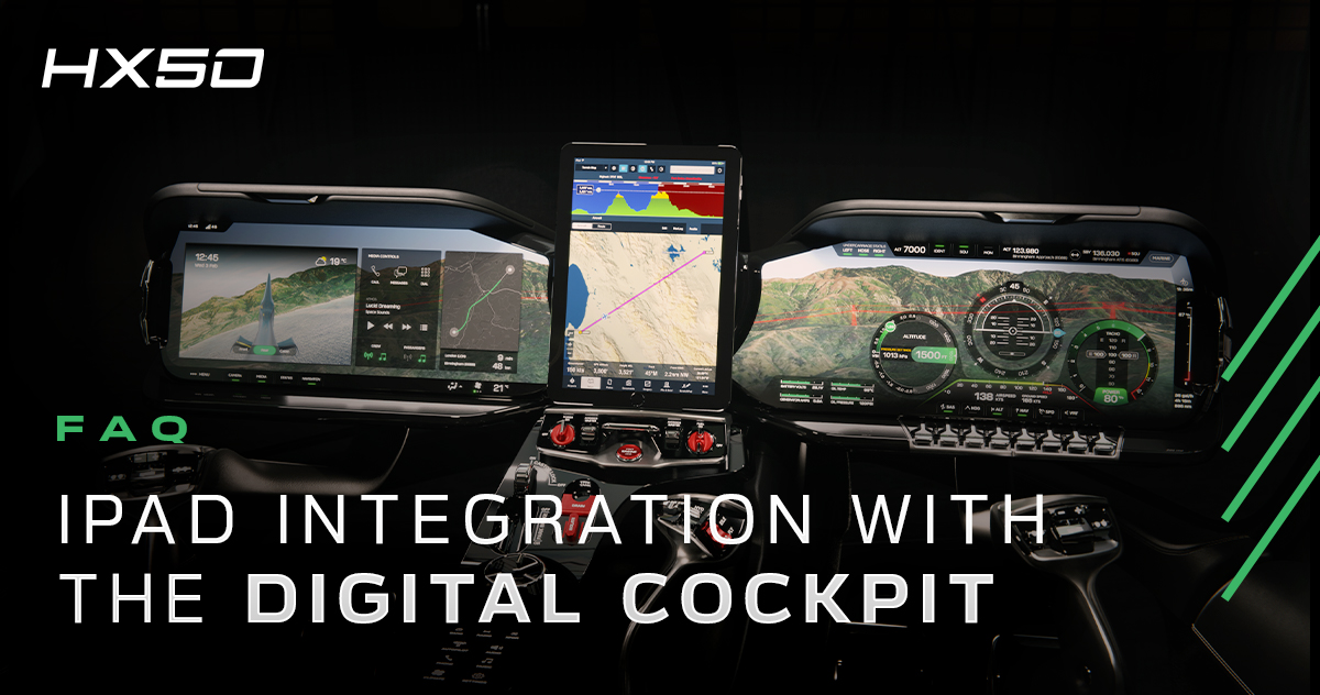 How does my iPad integrate with the digital cockpit? - HILL HELICOPTERS