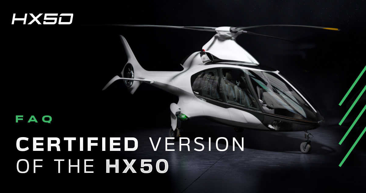 Can we expect a certified version of the HX50? - HILL HELICOPTERS