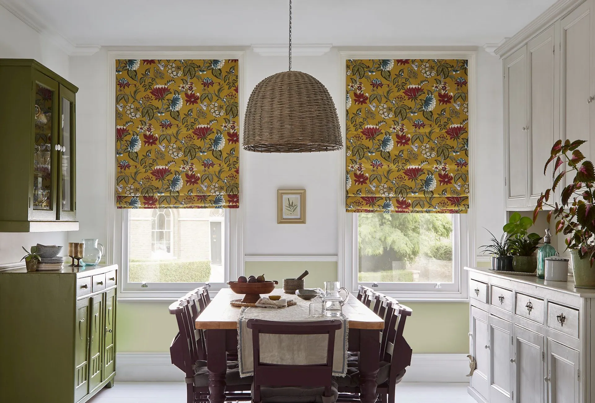 Made to Measure Yellow Roman Blinds - Hillarys™