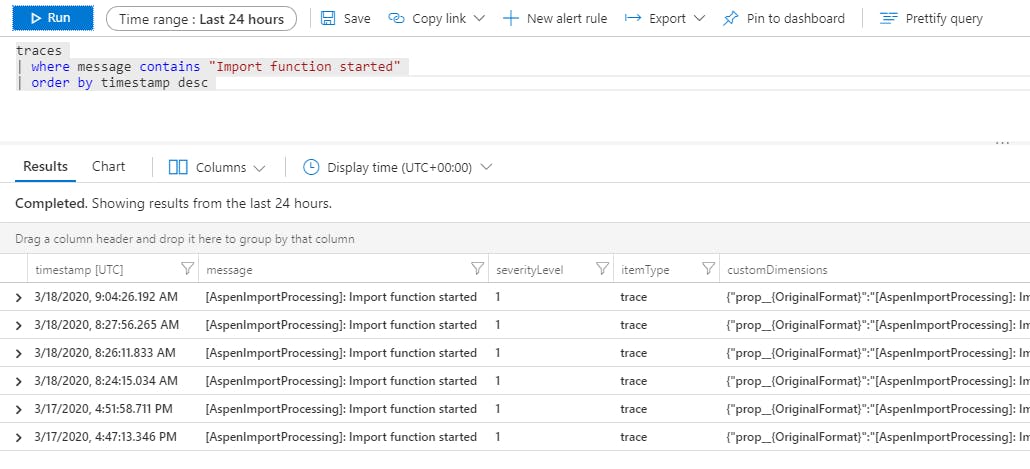 Logging With Core And Application Insights