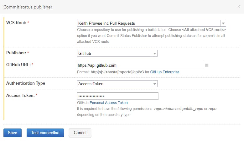Adding Build Statuses To Pull Requests With Teamcity And Github