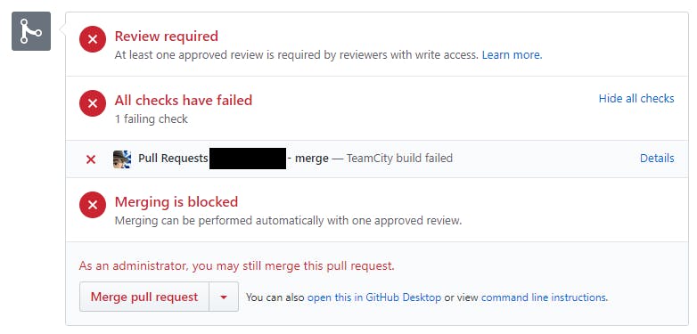 Adding Build Statuses to Pull Requests with TeamCity and GitHub