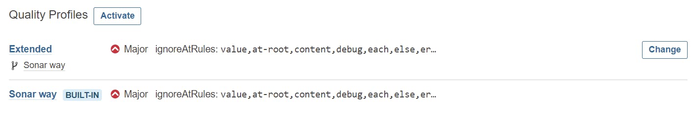 SonarCloud: Fixing unexpected unknown at-rule @tailwind