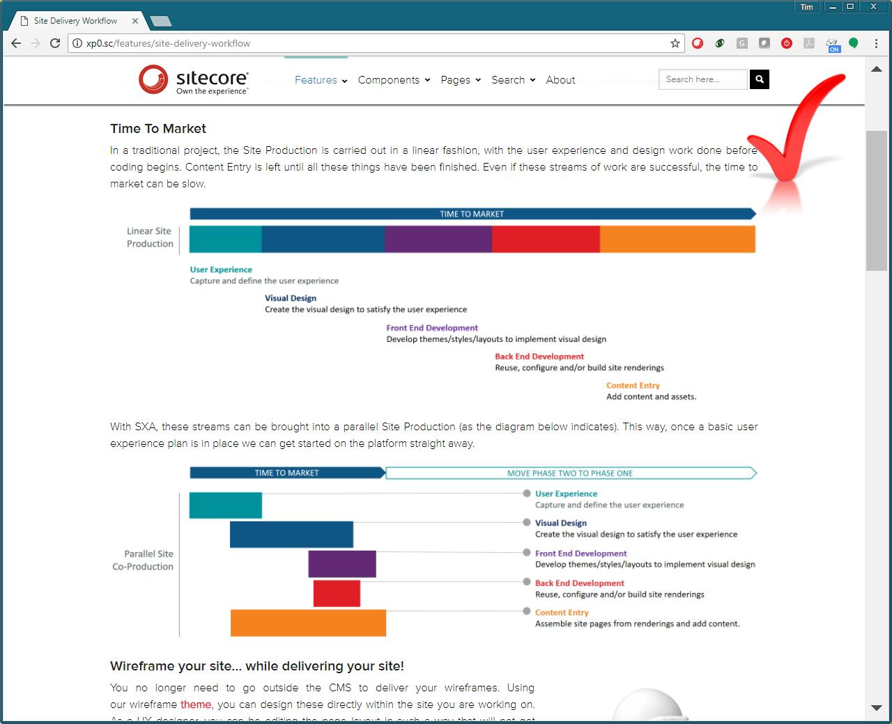 Sitecore SXA example site