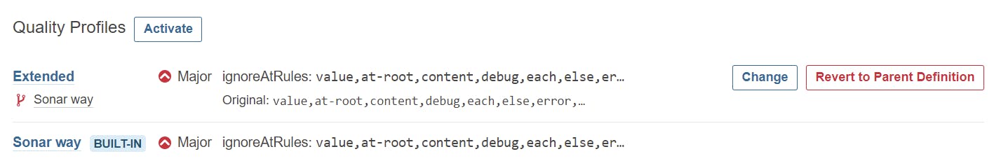 SonarCloud: Fixing unexpected unknown at-rule @tailwind