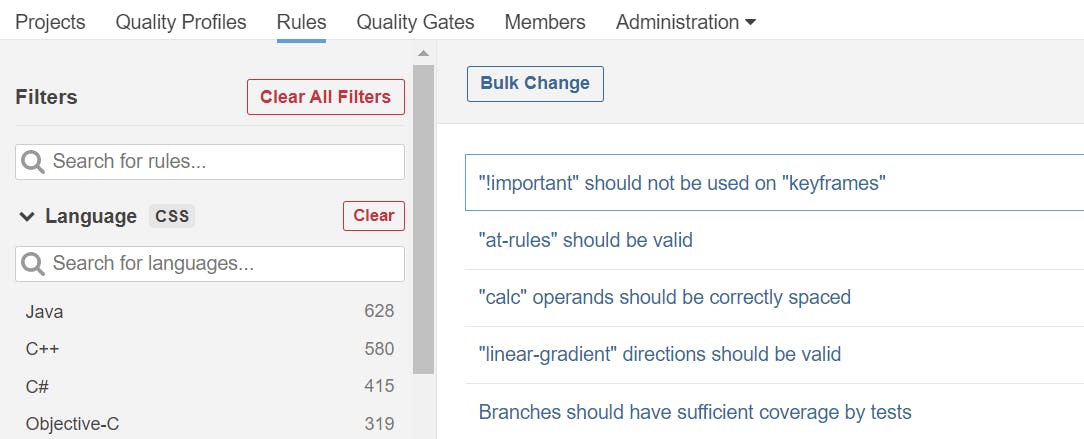 sonar-fixing-unexpected-unknown-at-rule-tailwind