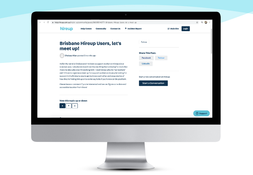 Hireup Community: How to get involved | Hireup