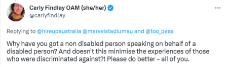 Who has the right to talk about the issues facing people with ...