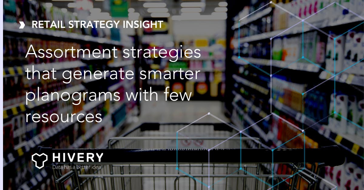 Assortment strategies that generate smarter planograms with few ...