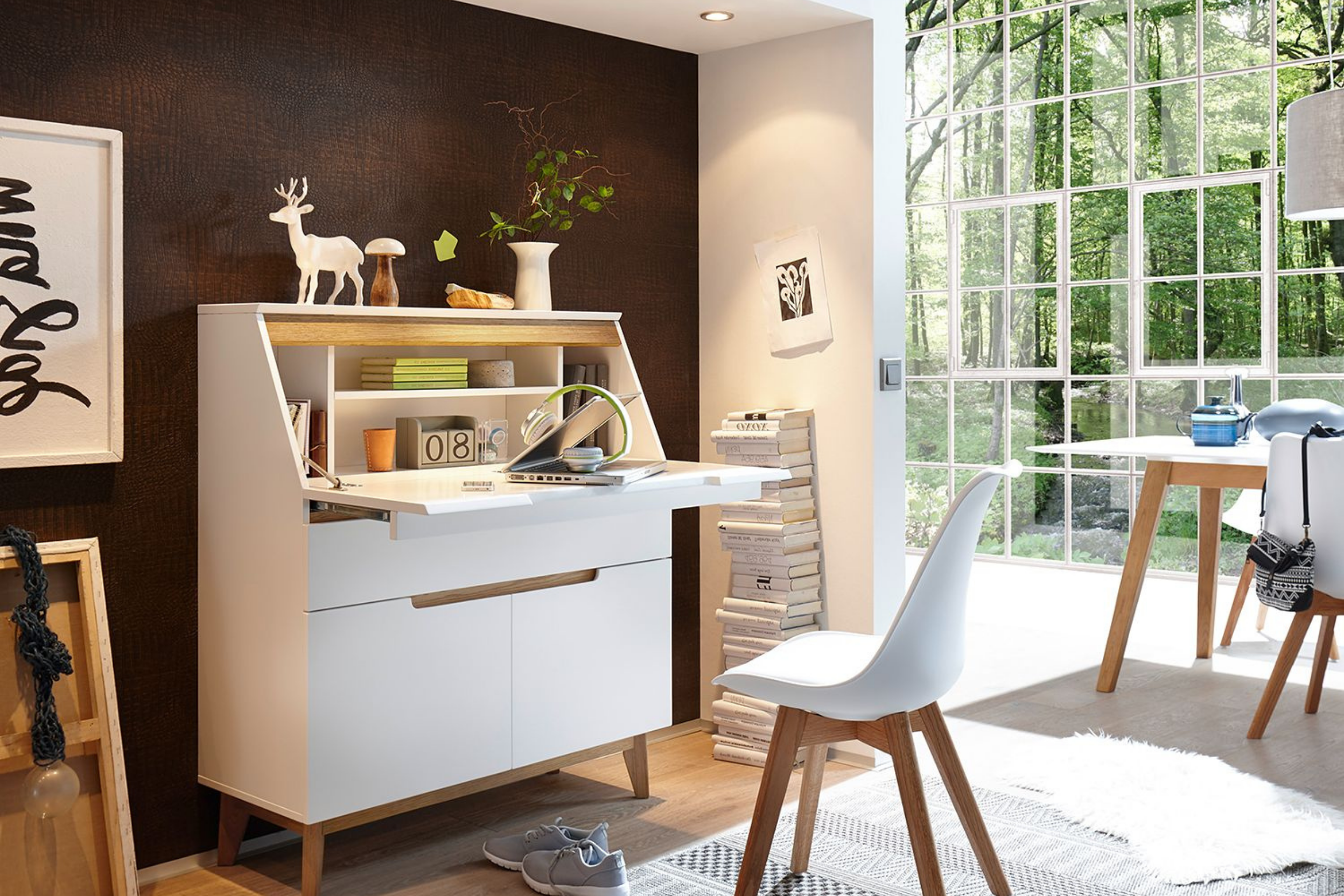 So integrierst du dein Home-Office ins Wohnzimmer | home24