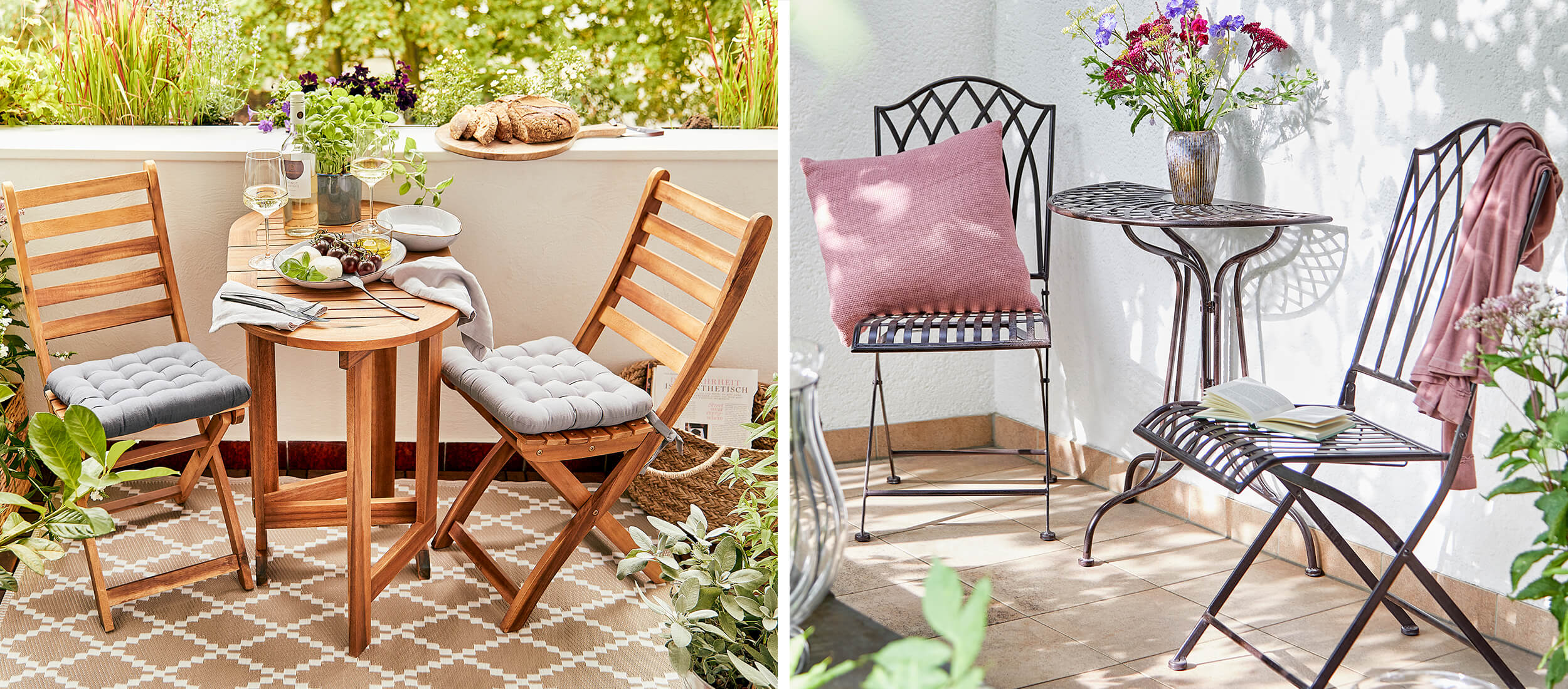 BUTLERS Kleine Balkone gestalten | Tipps für deine Oase | home24