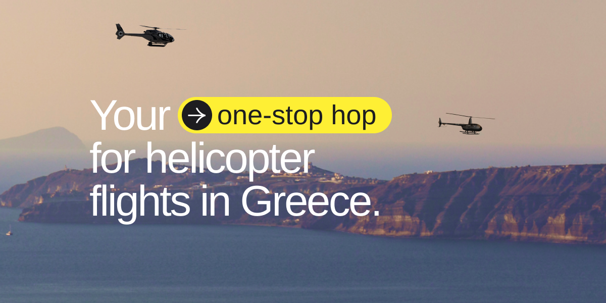 hoper - Daily helicopter flights to the Greek islands