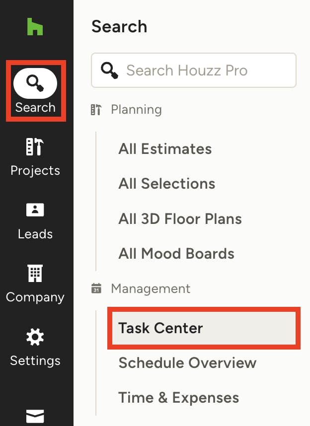 How to Create and Manage Your Tasks | Houzz