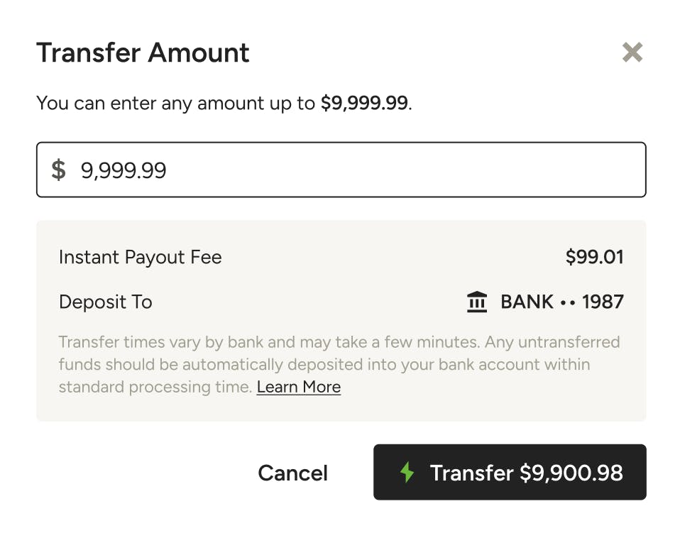 Instant Payouts with Online Payments | Houzz