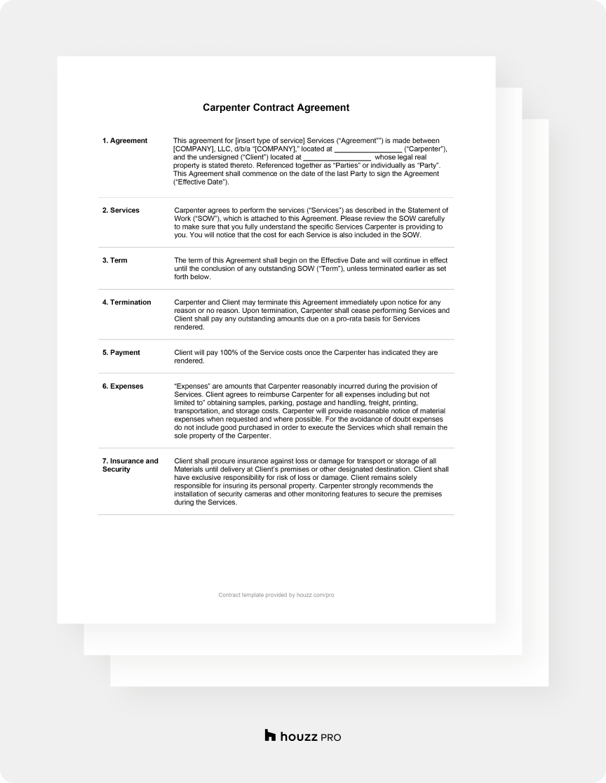 Business Contract Template Contract Agreements Formats 18 Printable