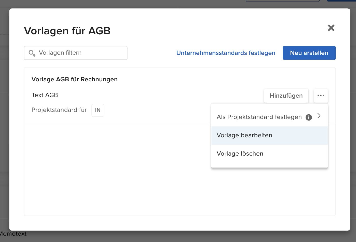 Vorlagen für AGB in Ihren Dokumenten verwenden | Houzz