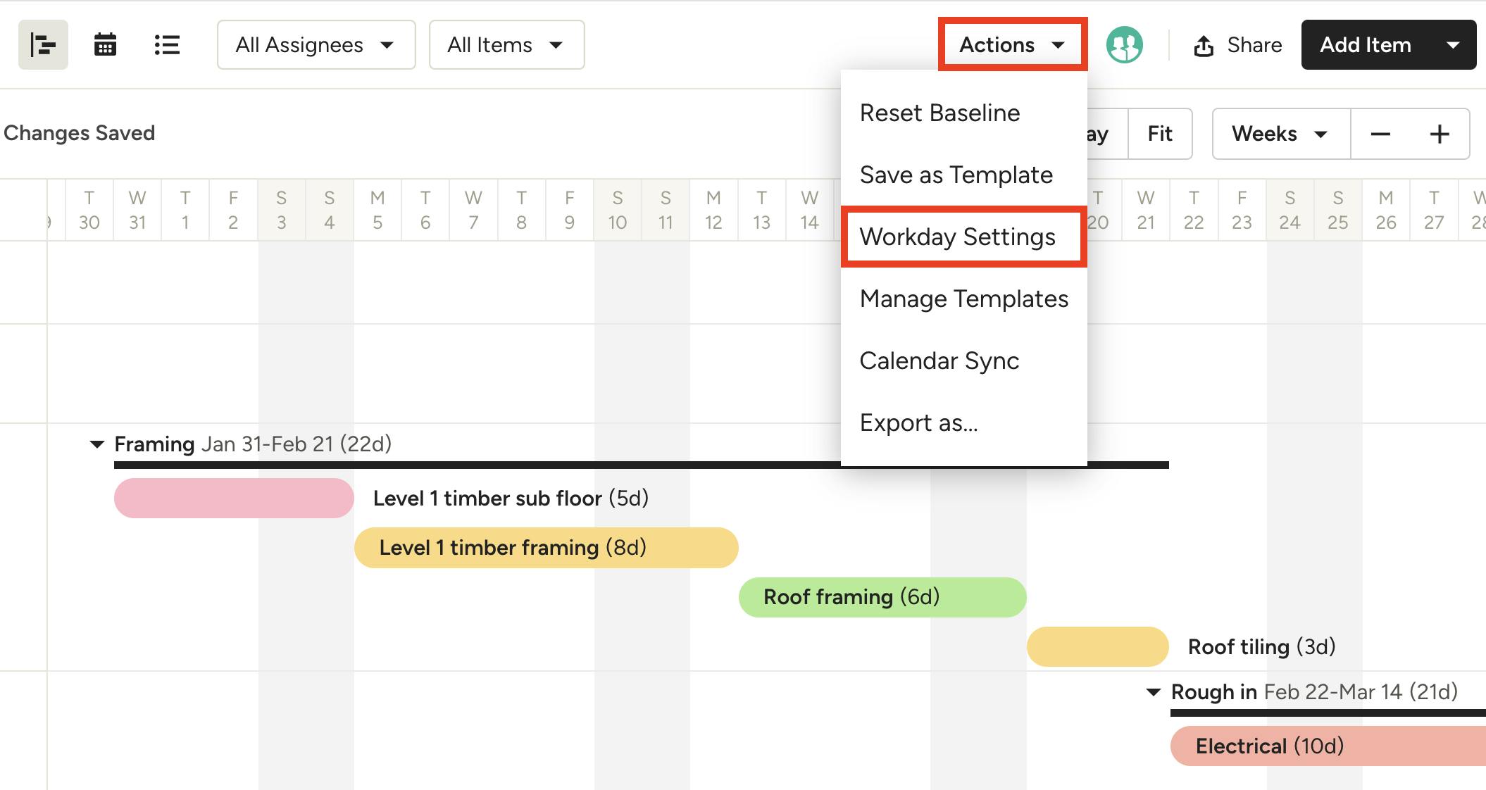 Creating your Project Schedule | Houzz