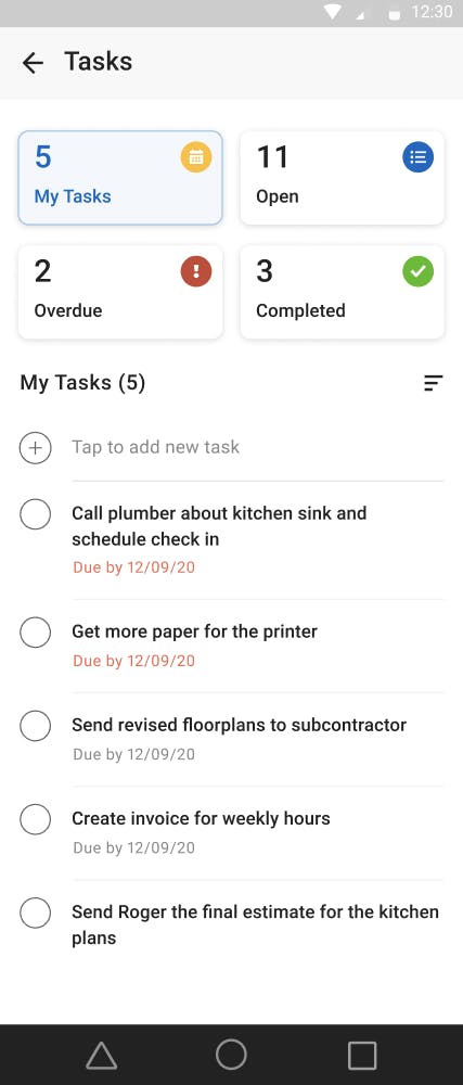 How to Create and Manage Your Tasks | Houzz