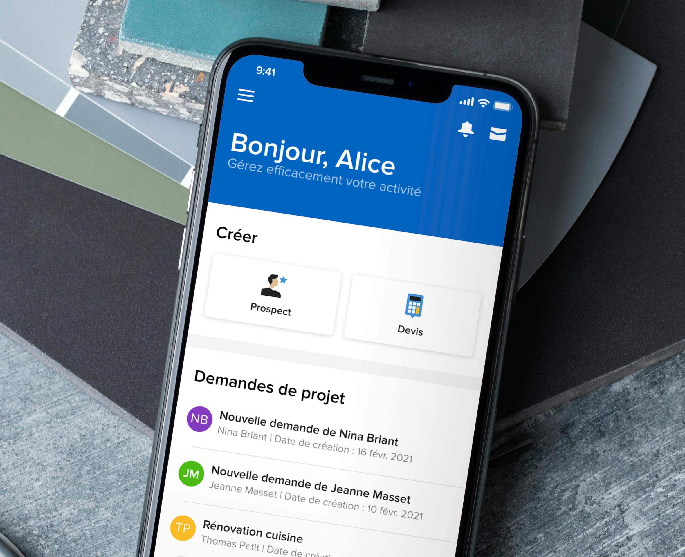L'application mobile | Houzz Pro