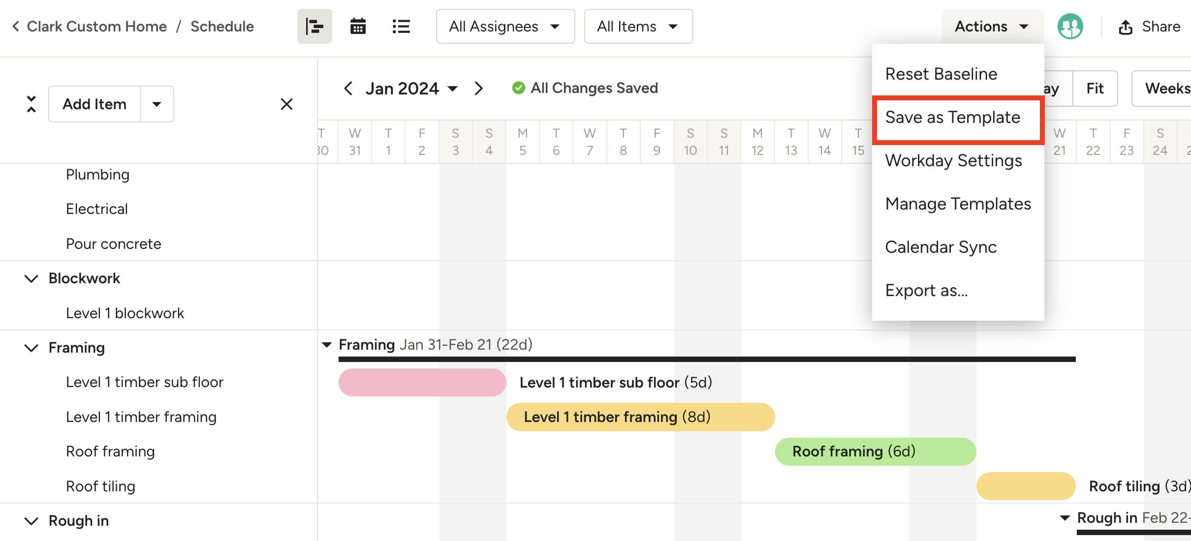 Creating your Project Schedule | Houzz