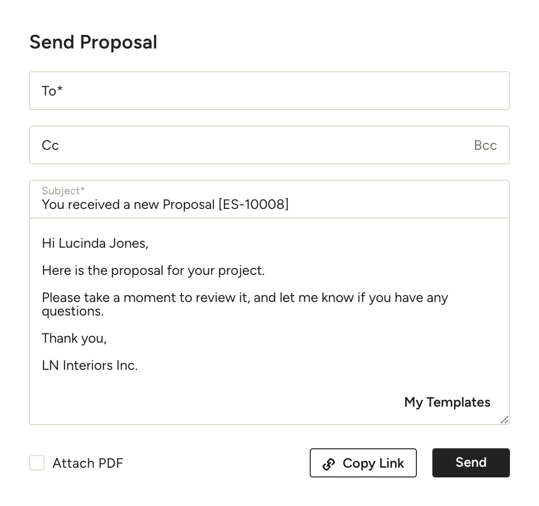 How to Customize What Your Client Sees on Your Proposal | Houzz