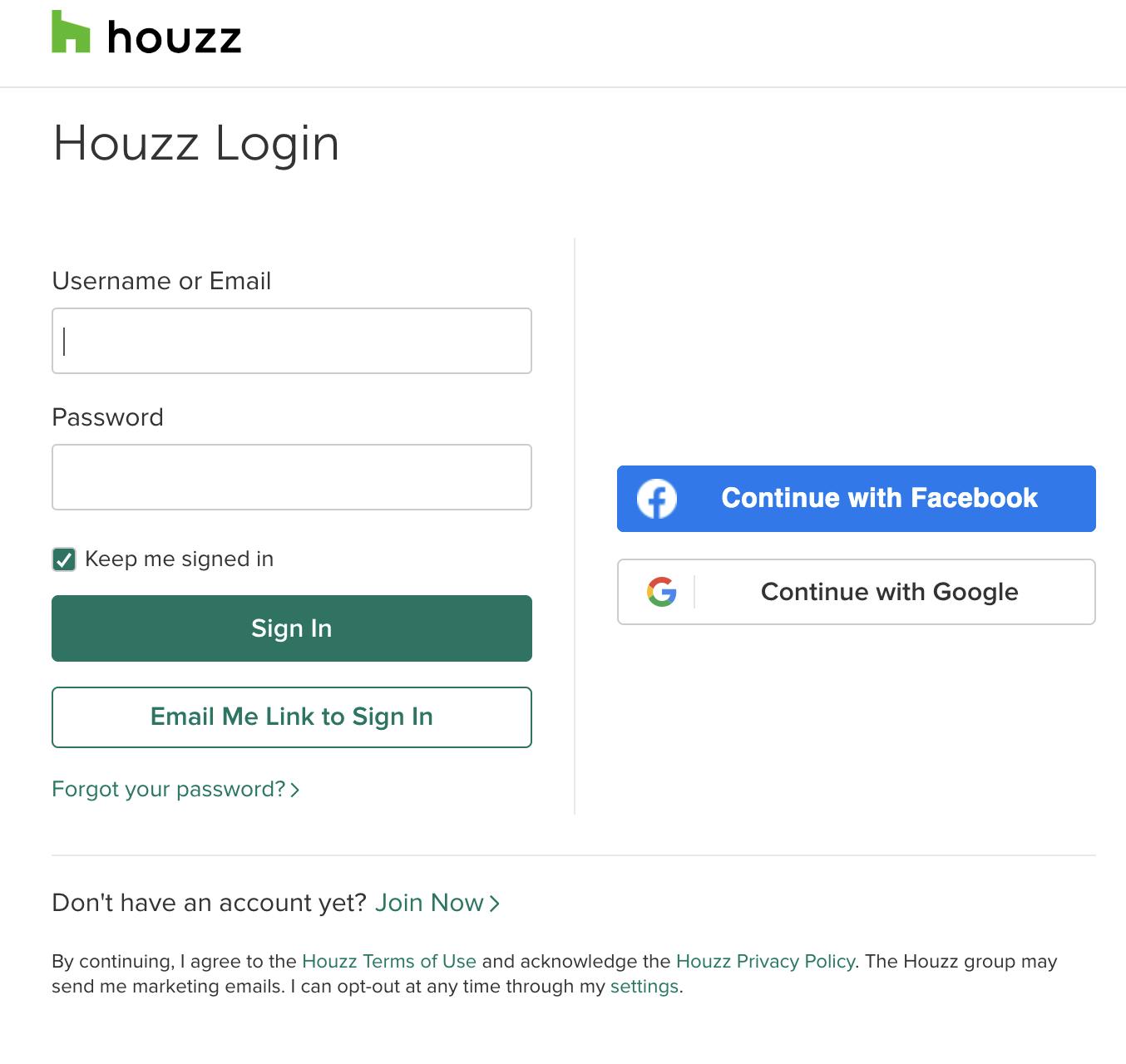 How to Sign-In to the Clipper | Houzz