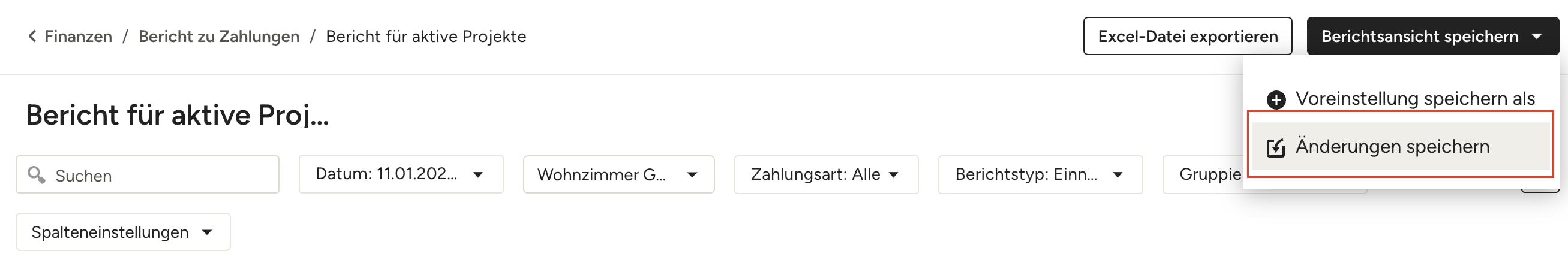 Eigene Berichte erstellen | Houzz