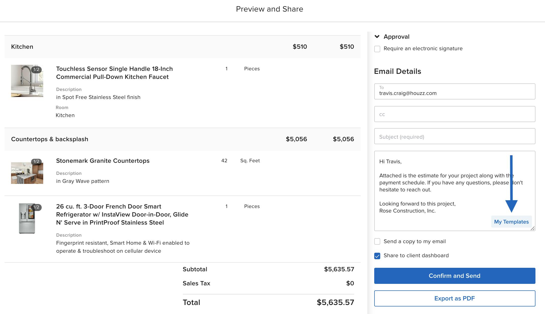 How to Use Email Templates When Sending Your Documents | Houzz
