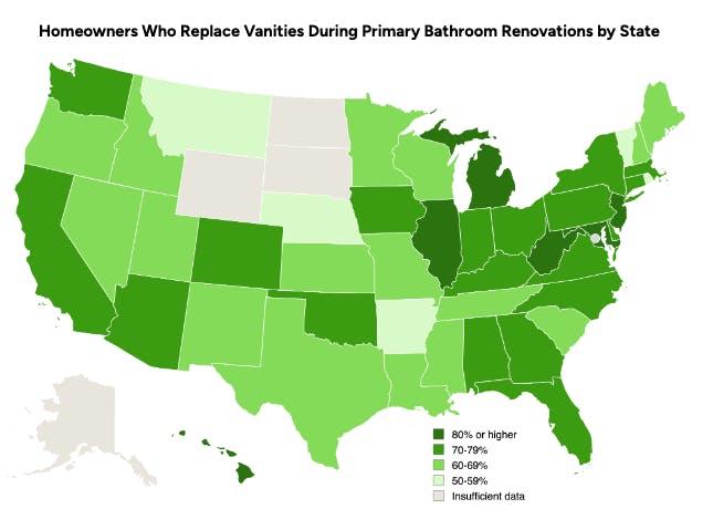 Top State-by-State Bathroom Trends Across the U.S. Right Now | Houzz Pro