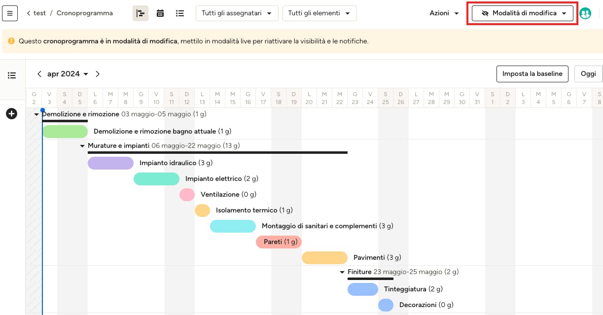 Come creare un cronoprogramma di progetto | Houzz