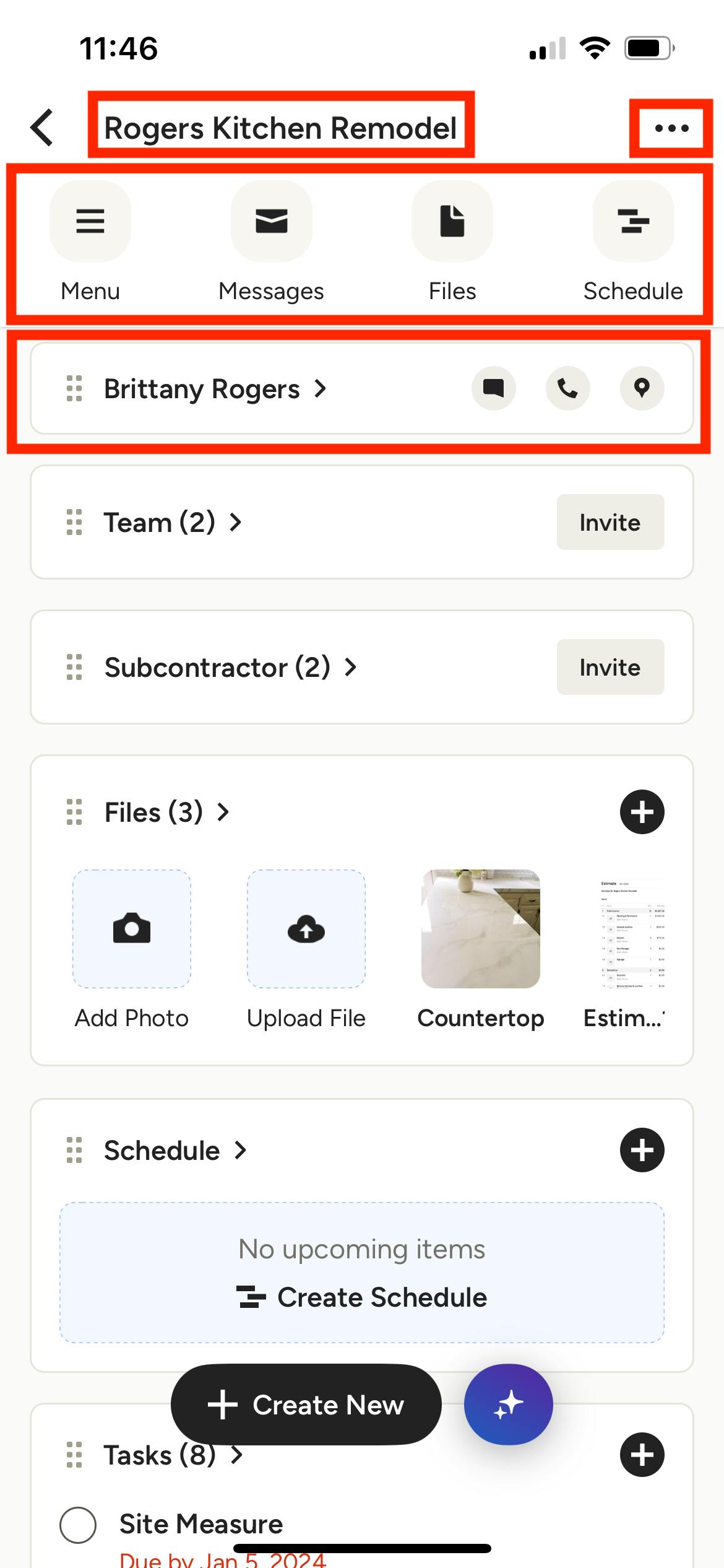 How to Manage Projects and Leads on the Mobile App | Houzz