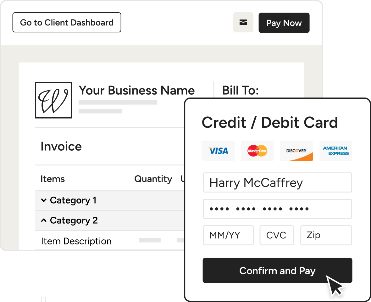 Home Stager Invoicing Software | Houzz Pro