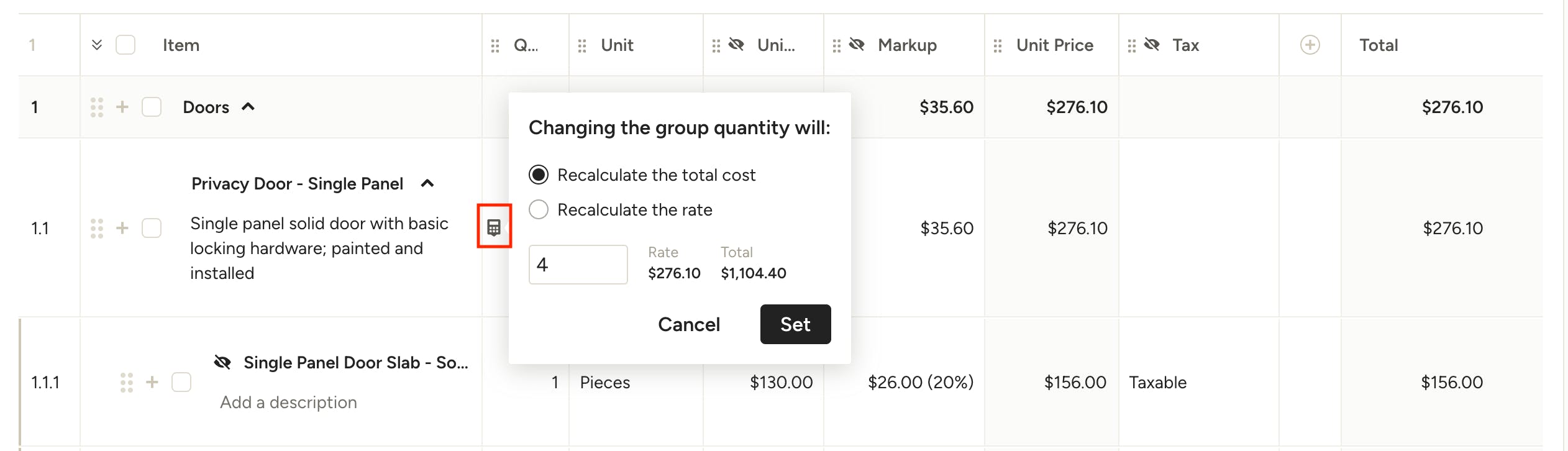 How to Create Assemblies on Estimates and Invoices | Houzz