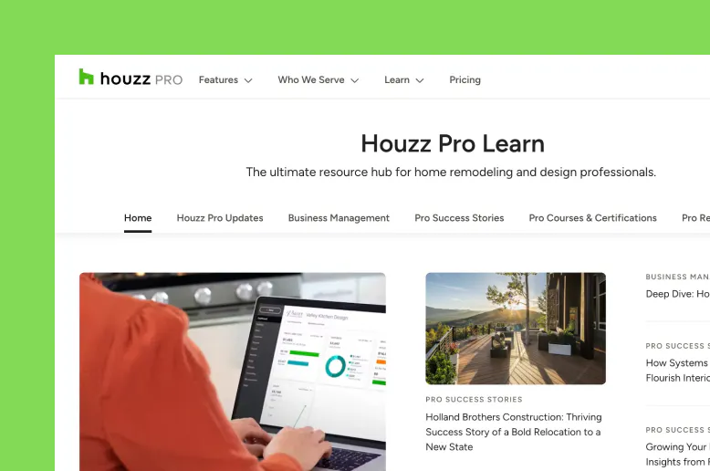 Houzz Pro Timeline Tool Keeps Projects on Track