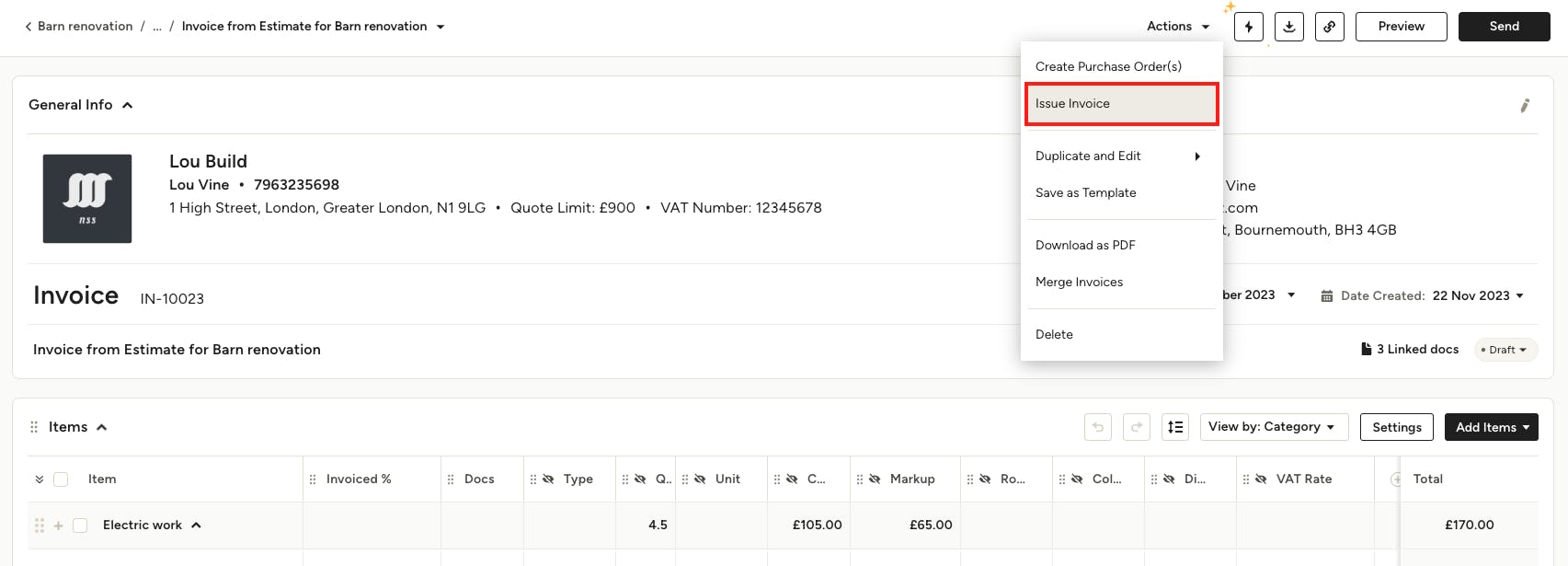 How to Issue an Invoice | Houzz