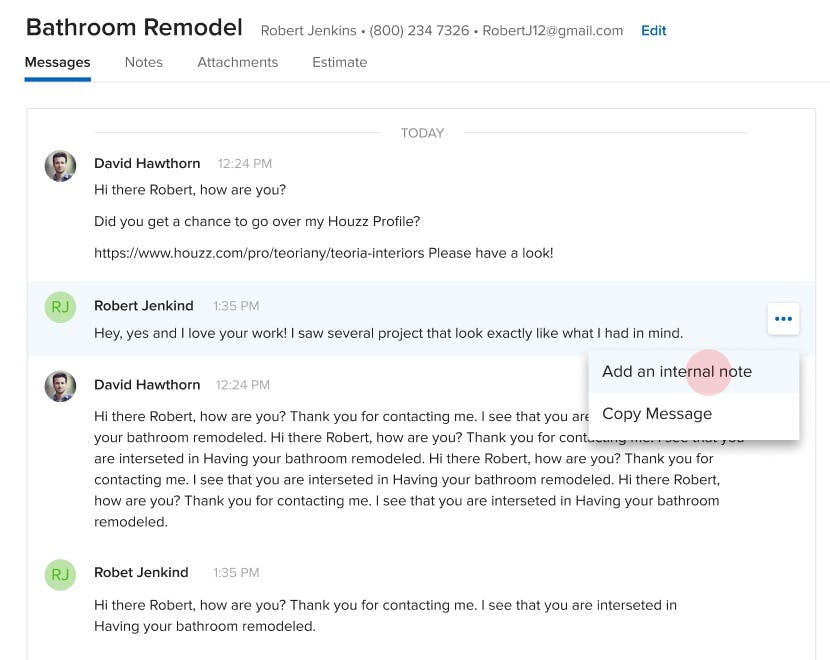 Creating Notes Houzz Creating Notes Houzz